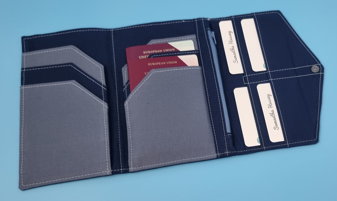 Passport Folio PDF Pattern from Sewing Patterns by Mrs H – The Make Space