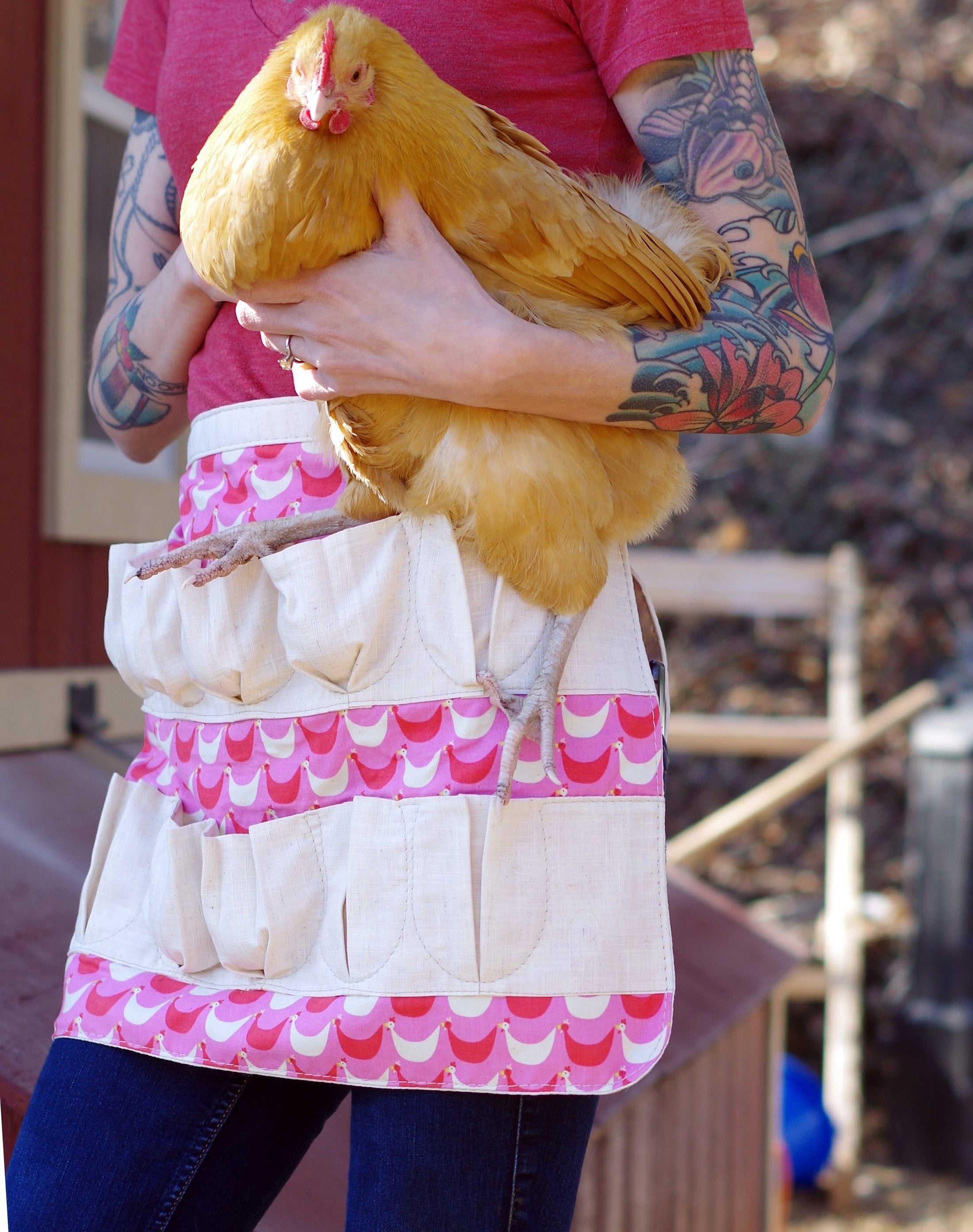 Gatherer egg apron sewing pattern by Swoon Patterns – The Make Space